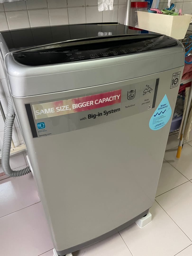 LG washing machine - 10kg load, TV & Home Appliances, Washing Machines ...