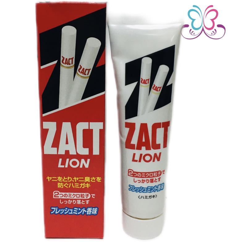 Lion Zact Smoker Toothpaste Stain Fighter 150g, Beauty & Personal Care ...