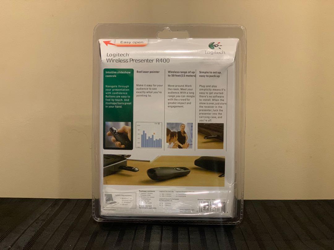 Logitech Wireless Presenter R400 Laser Presentation, Computers & Tech, Office & Business ...