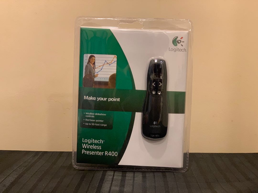Logitech Wireless Presenter R400 Laser Presentation, Computers & Tech ...