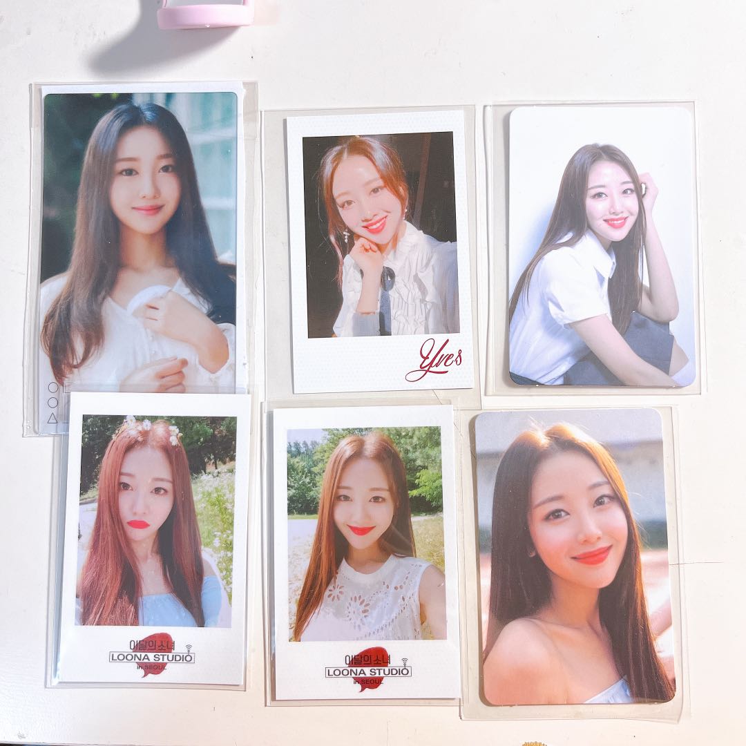 loona yves photocards, Hobbies & Toys, Memorabilia & Collectibles, K-Wave on Carousell
