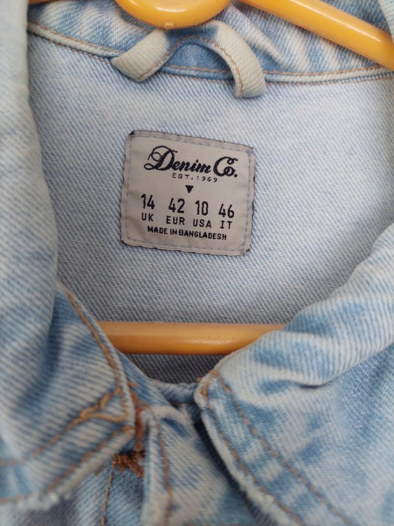 Maong Jacket (washed), Women's Fashion, Coats, Jackets and Outerwear on ...
