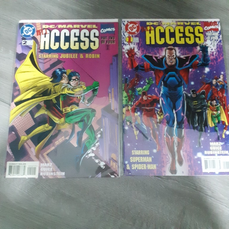 Marvel DC All Access #1-2 Crossover, Hobbies & Toys, Books & Magazines ...