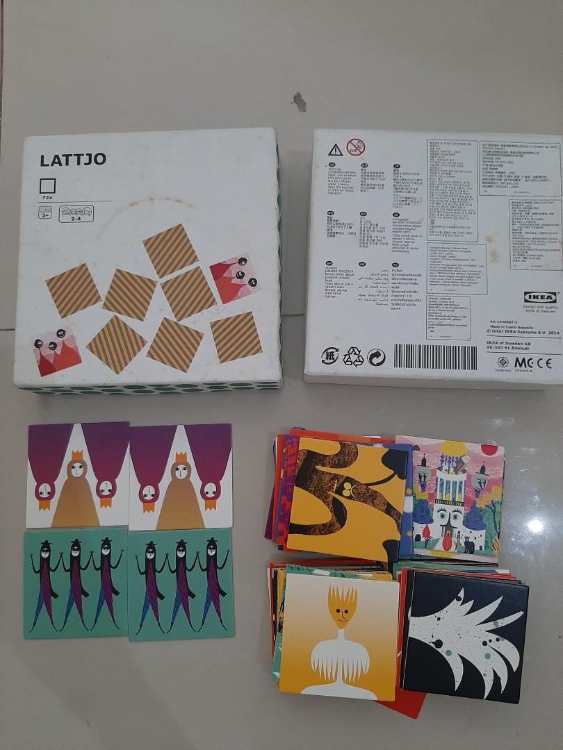 Memory game Lattjo IKEA, Toys & Collectibles, Permainan Papan & Kartu ...