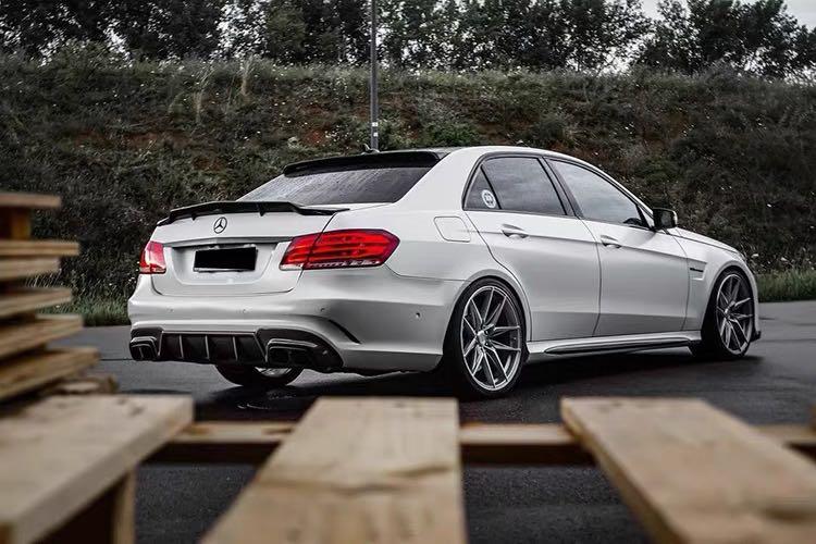 Mercedes Benz E-Class W212 R-Style Carbon Fibre Trunk Spoiler E200 E250 ...