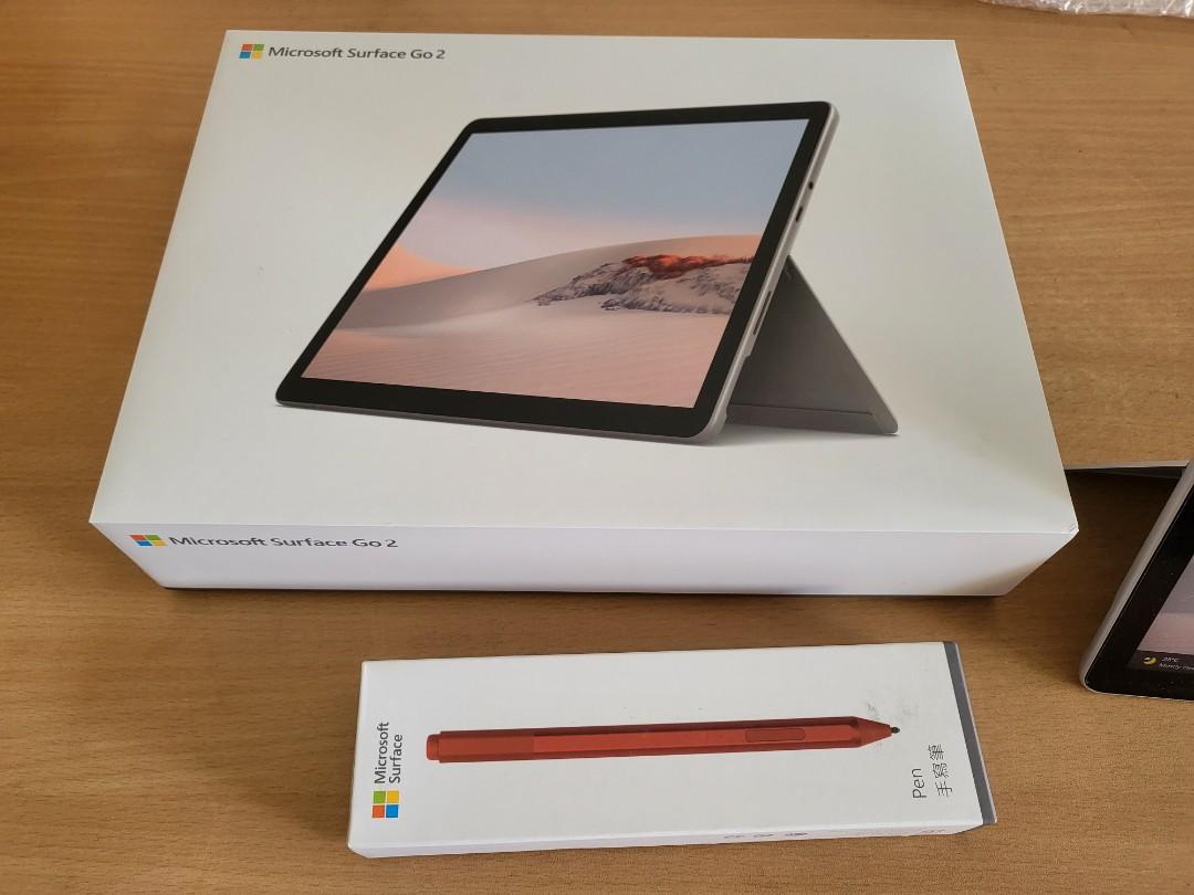Microsoft Surface Go 2 fullset box with Pen, Computers & Tech, Laptops ...