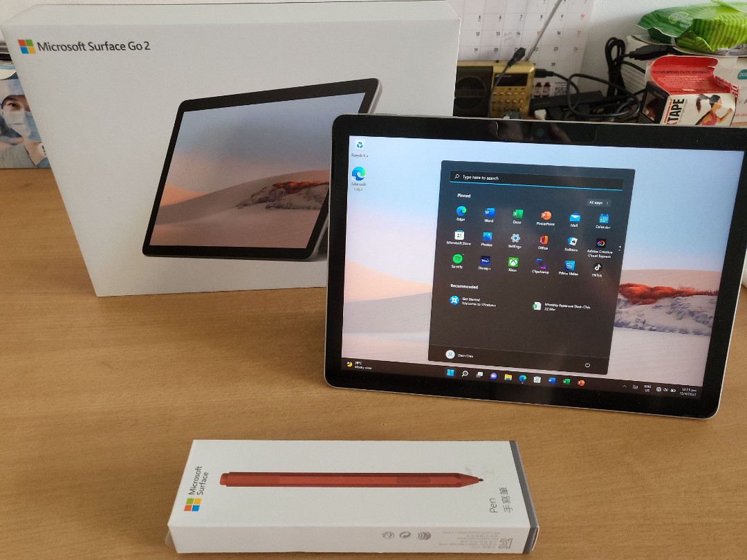 Microsoft Surface Go 2 fullset box with Pen, Computers & Tech, Laptops ...
