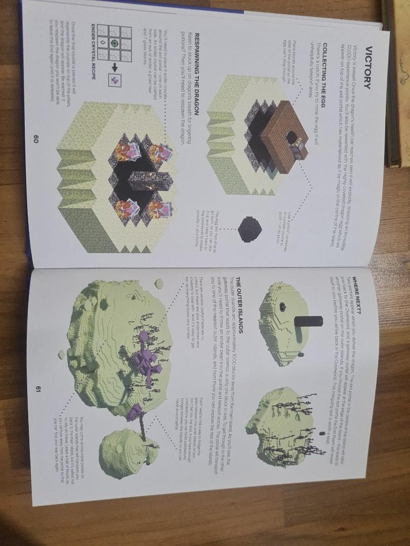 Minecraft Guide to the nether & the end, Hobbies & Toys, Books ...