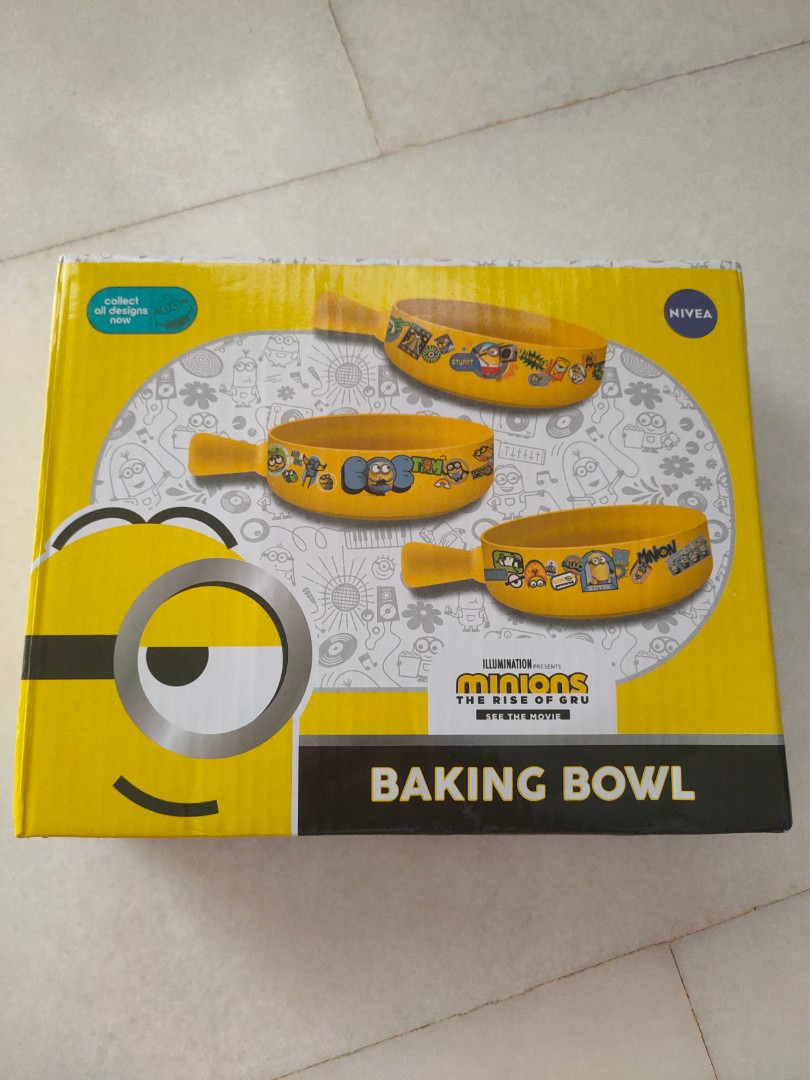 Minions Baking Bowl, Furniture & Home Living, Home Decor, Vases ...