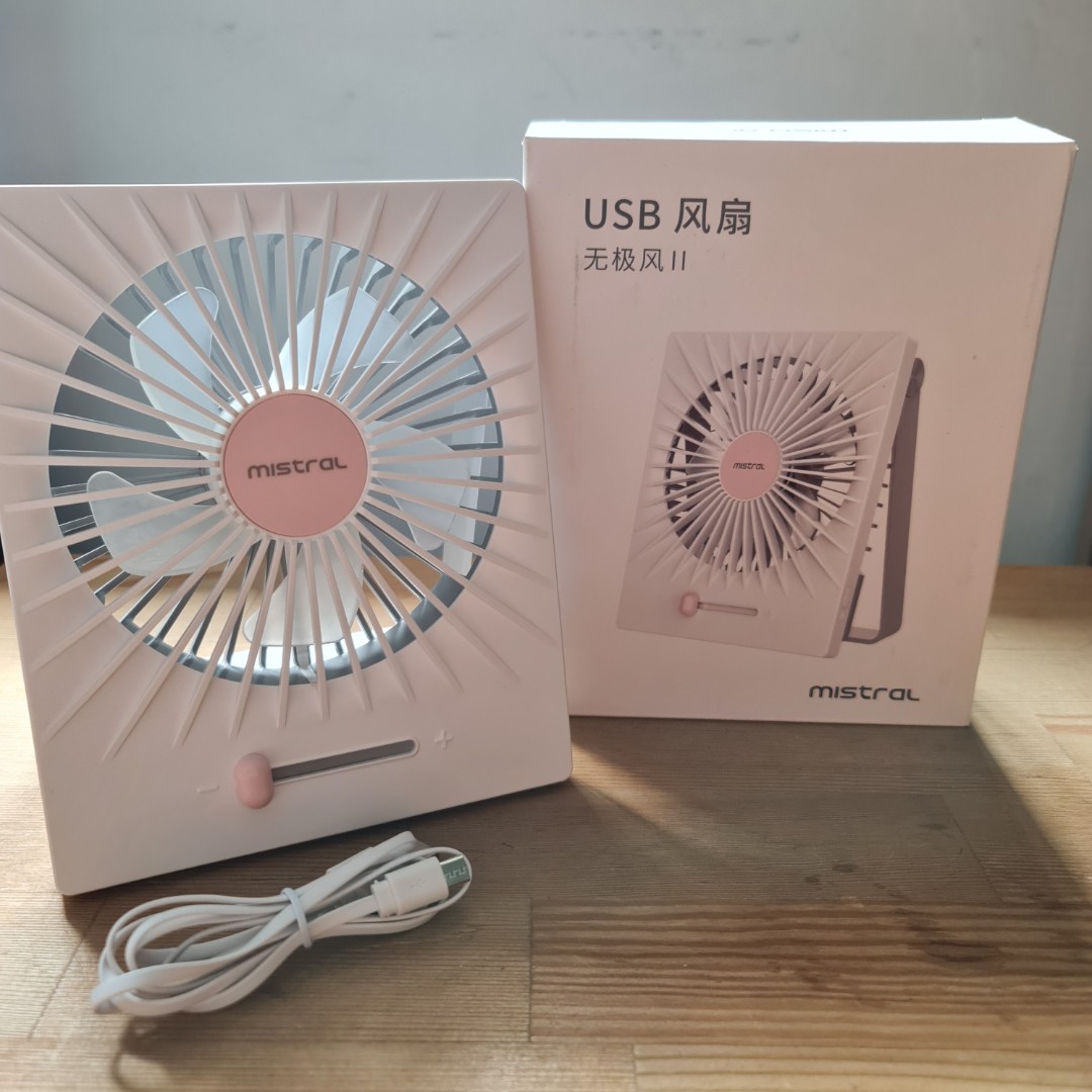 Mistral portable USB fan, Furniture & Home Living, Lighting & Fans ...