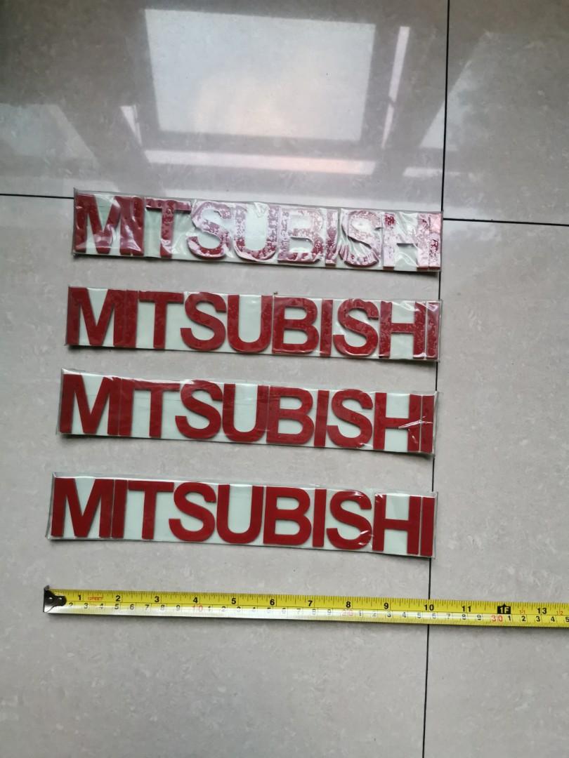 mitsubishi-word-emblem-car-parts-accessories-emblem-sticker-and