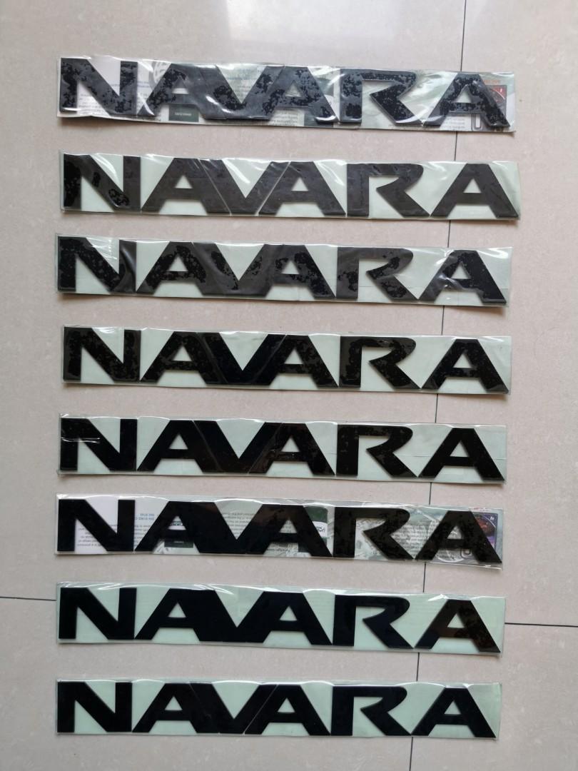 Navara emblem, Car Parts & Accessories, Emblem, Sticker and Decals on ...