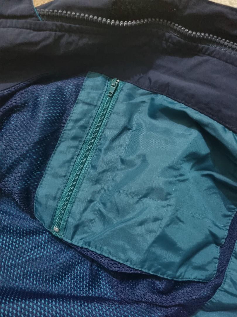 Nylon Shell Parka Windbreaker Jacket (Blue Green), Men's Fashion, Coats ...