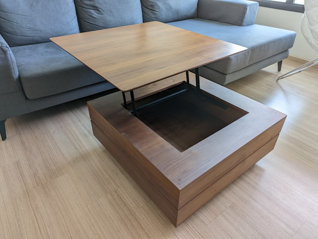 OM Self-Lifting Coffee Table, Furniture & Home Living, Furniture ...