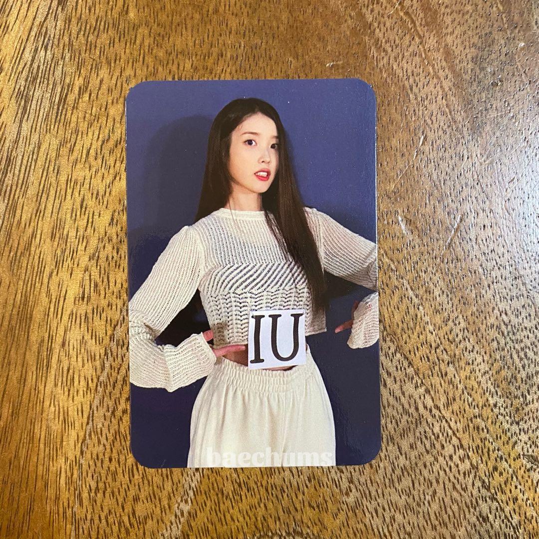 [ONHAND] IU Lilac Photocards MD Tingi Nameplate, Hobbies & Toys ...