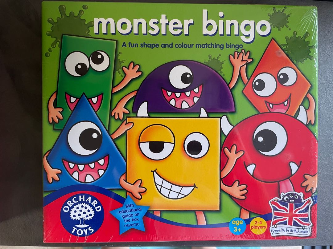 Orchard toys - Monster bingo, Hobbies & Toys, Toys & Games on Carousell