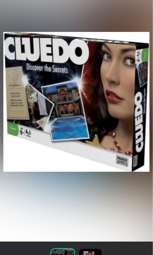 Original Cluedo Board Game, Hobbies & Toys, Toys & Games on Carousell