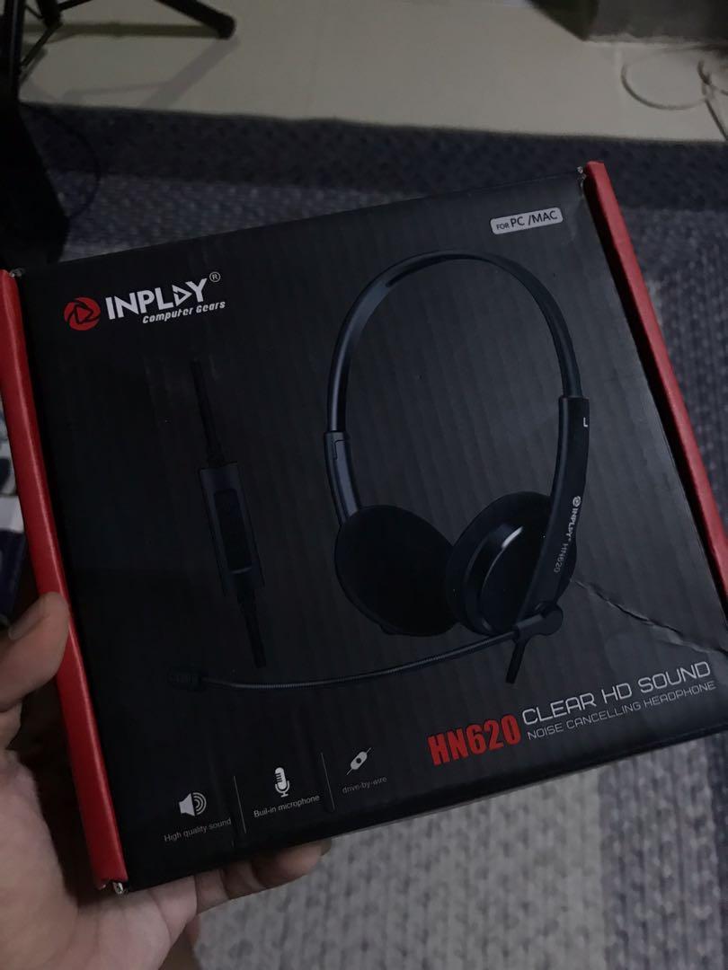 Original Inplay HN620 USB Headset with Noise Cancelling function, Audio ...