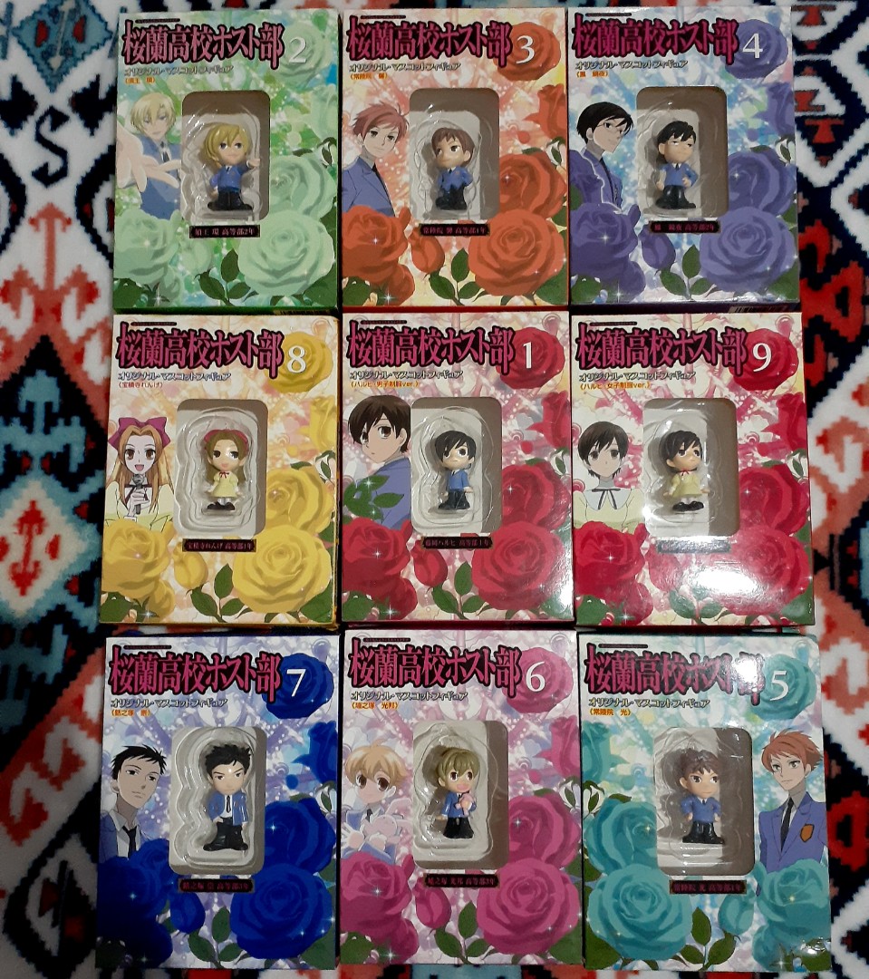 Ouran High School Host Club Anime Mini Mascot Figures Complete Set ...