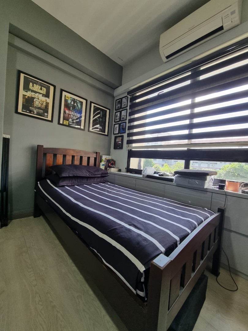 PICKET & RAIL WOOD Single bed, Furniture & Home Living, Furniture, Bed ...