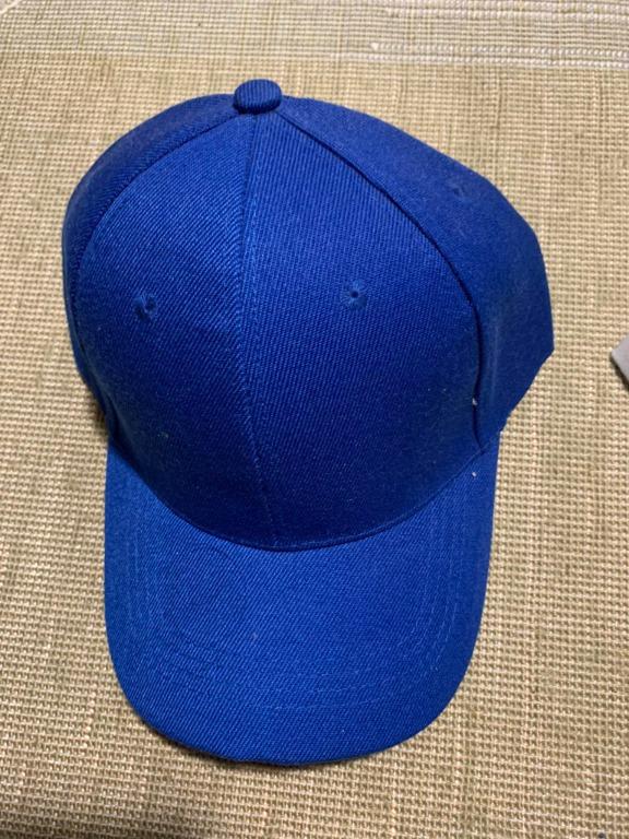 Plain Blue Cap, Men's Fashion, Watches & Accessories, Caps & Hats on ...
