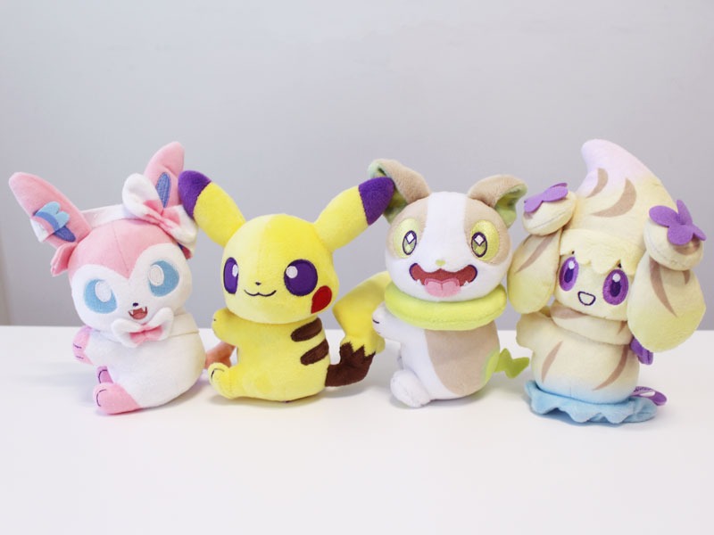 Pokemon Center Exclusive Play Rough Series Mascot Clip Pikachu Ninfia ...