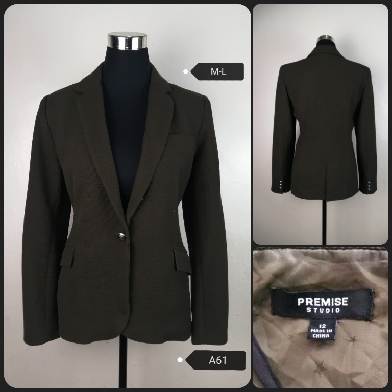 Premise studio blazer for Women, Women's Fashion, Coats, Jackets and ...