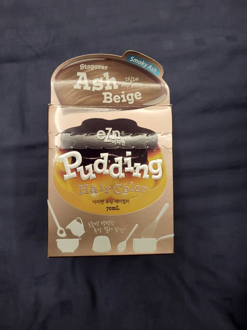 Pudding ash hair colour dye, Beauty & Personal Care, Hair on Carousell