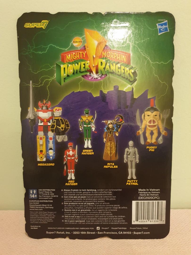 Power Rangers Red Ranger Battle Damage Version. SUPER 7, Hobbies & Toys ...