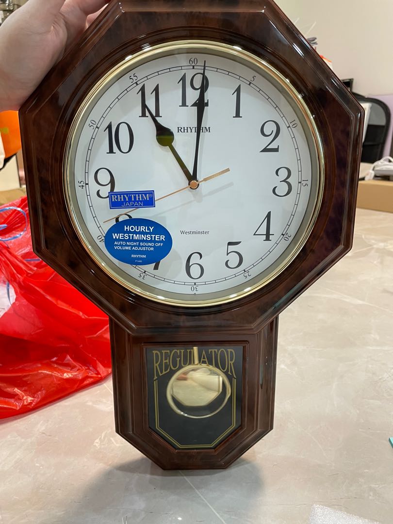 Rhythm Japan Clock, Furniture & Home Living, Home Decor, Clocks on ...