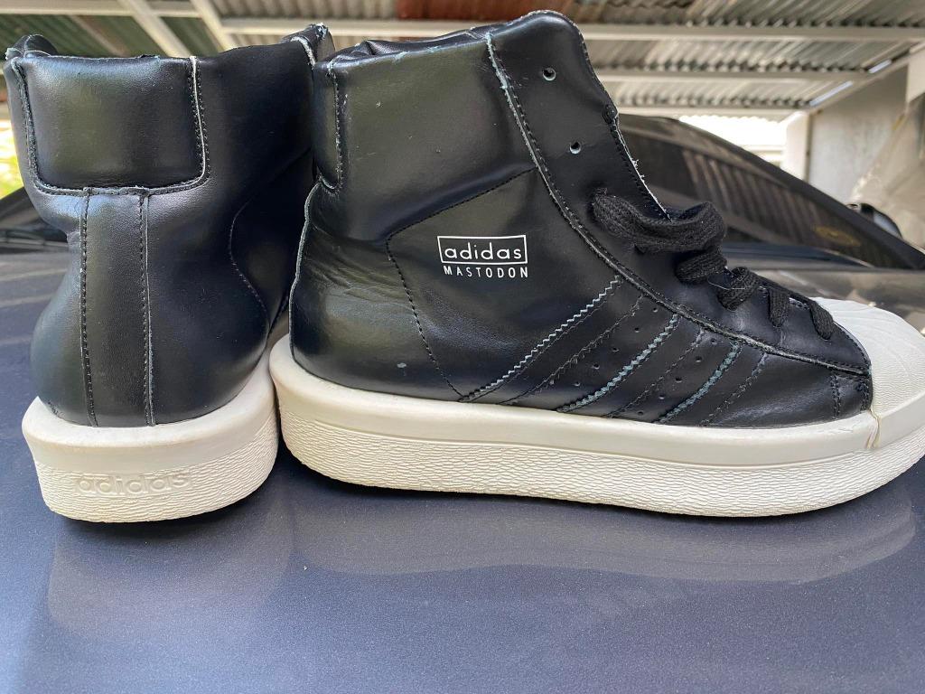 Rick Owens X Adidas Mastodon Pro II Black-Sail, Men's Fashion, Footwear ...