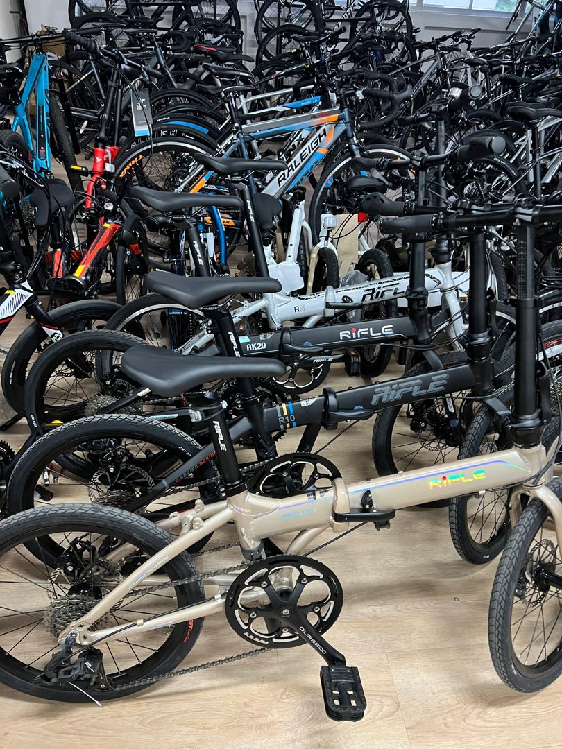 Rifle foldable bike r8 r10 RD10 AK20 AK16 S9 folding bicycle ltwoo ...