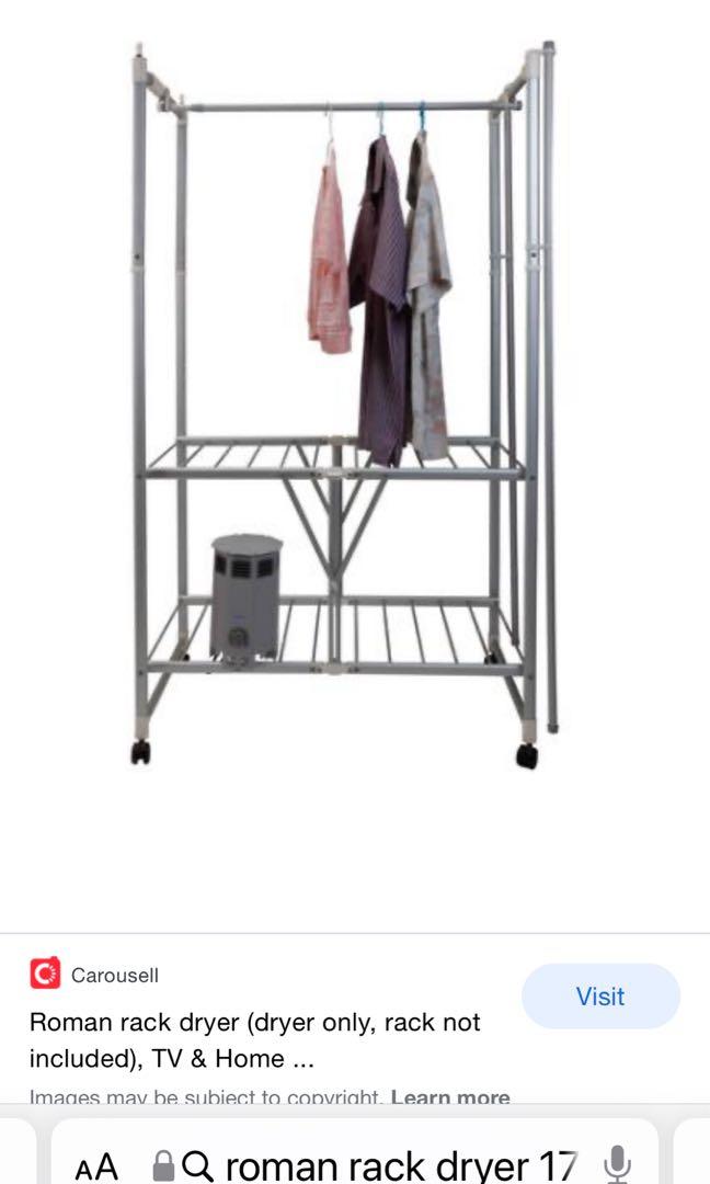Roman Rack Dryer model 1718 with cover (rack not included), TV & Home ...