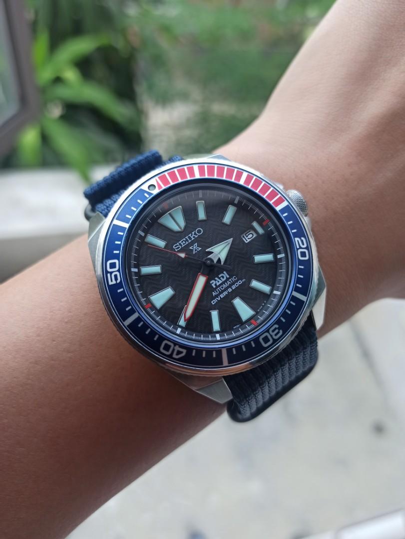 Seiko PADI Samurai - Prospex SRPB99K1 - Special Edition, Men's Fashion ...