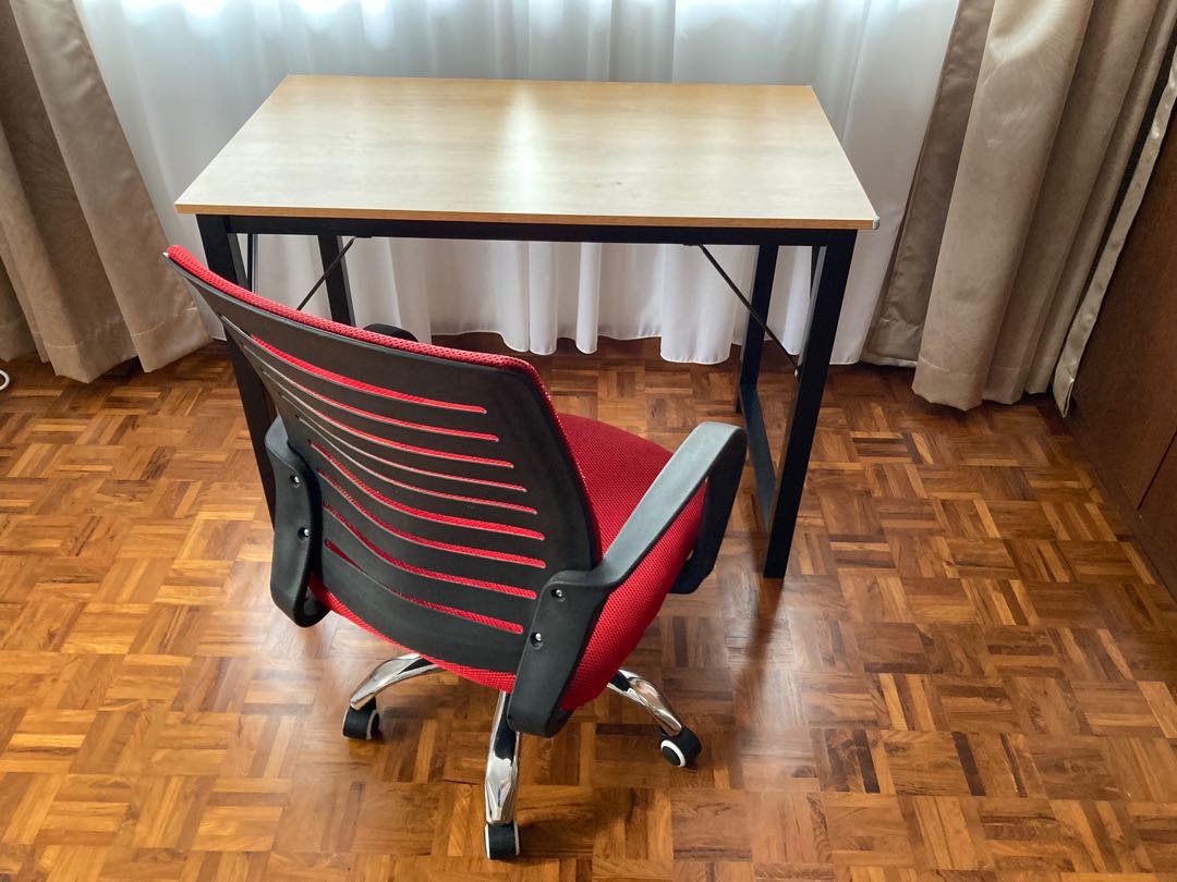 Selling table and chair as a set, Furniture & Home Living, Furniture ...