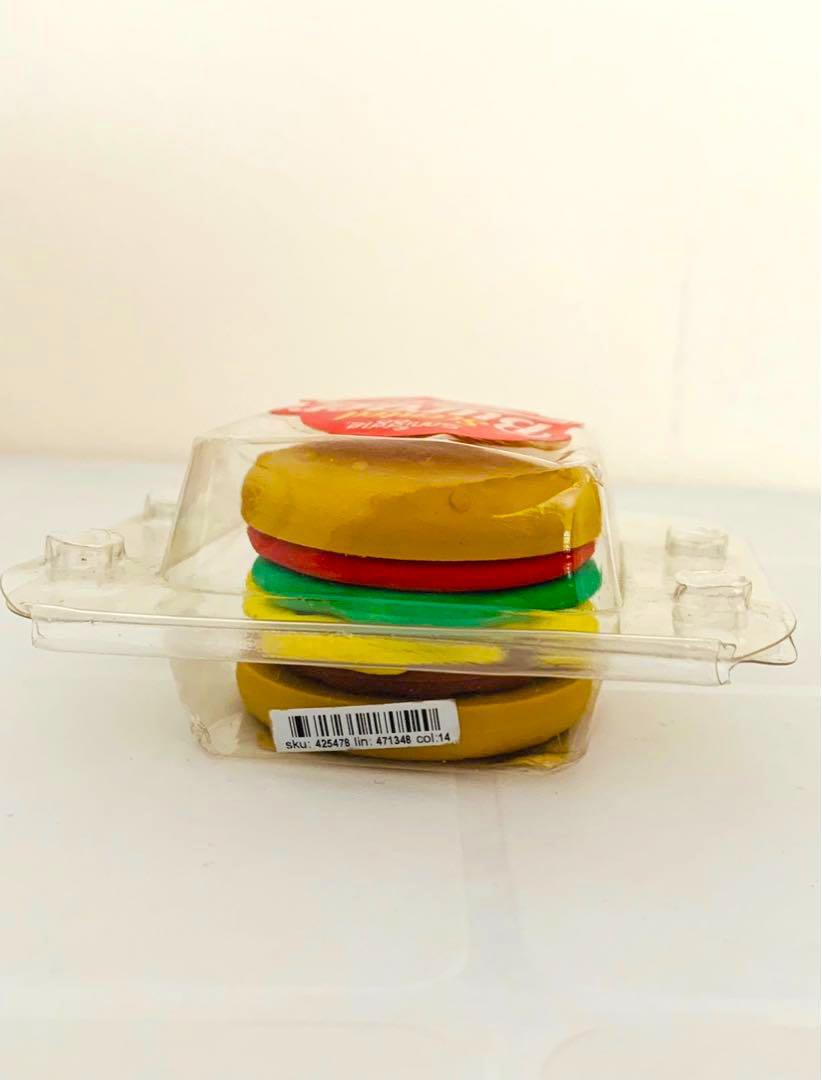 Smiggle Burger Eraser, Hobbies & Toys, Stationery & Craft, Stationery ...
