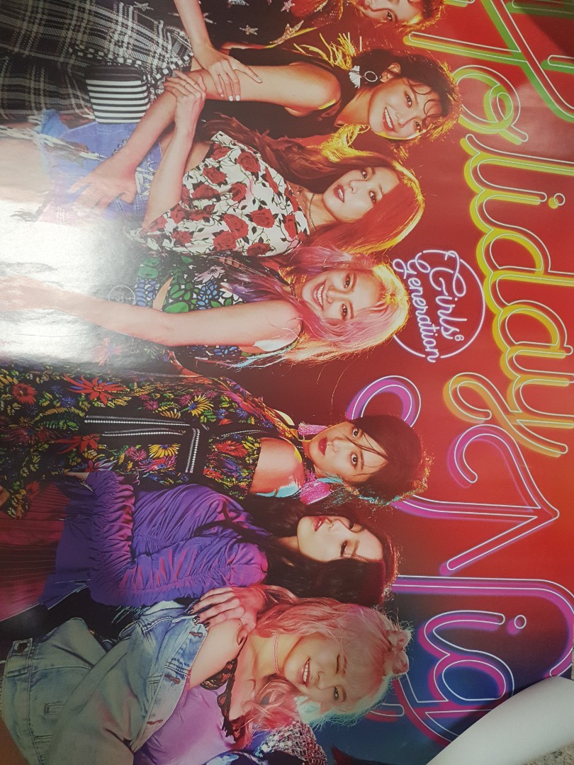 SNSD Girls Generation Poster Holiday, Hobbies & Toys, Music & Media ...
