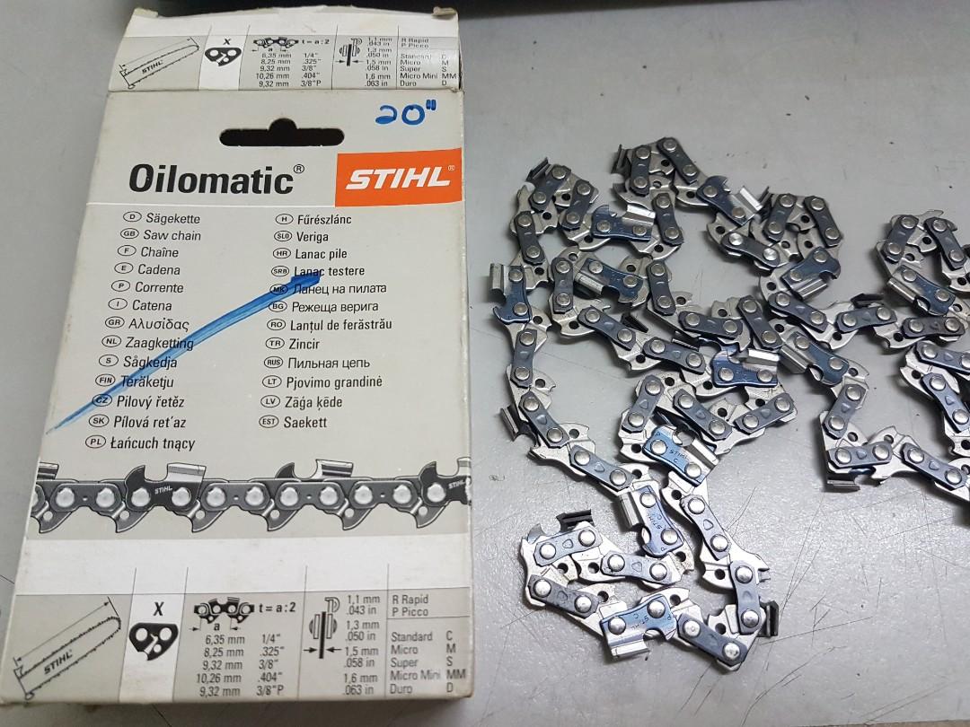 Stihl Oilomatic Chain/ Rantai Chain Saw, TV & Home Appliances, Other ...