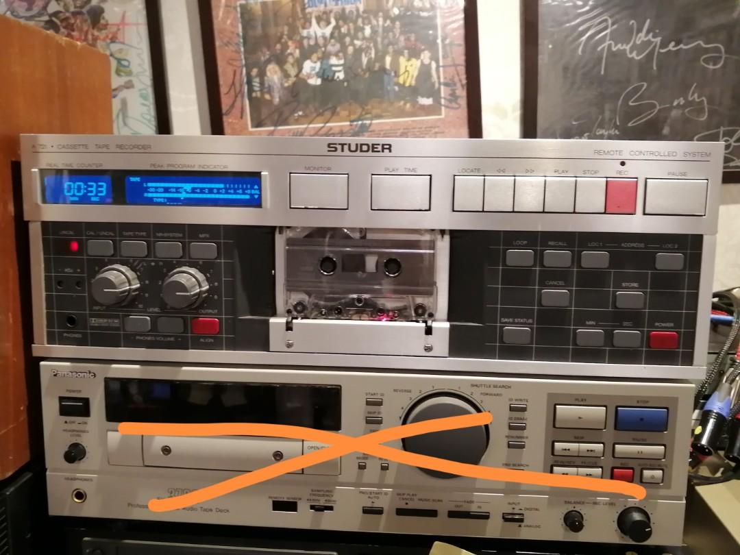 Studer A721 Professional cassette recorder, 音響器材, 其他音響配件及設備 - Carousell
