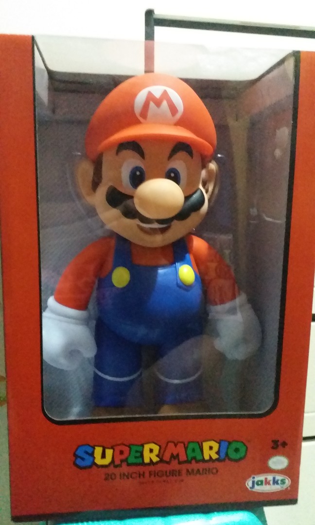 勁大盒Super Mario 20 Inch Figure Mario 孖寶兄弟, 興趣及遊戲, 玩具 & 遊戲類 - Carousell