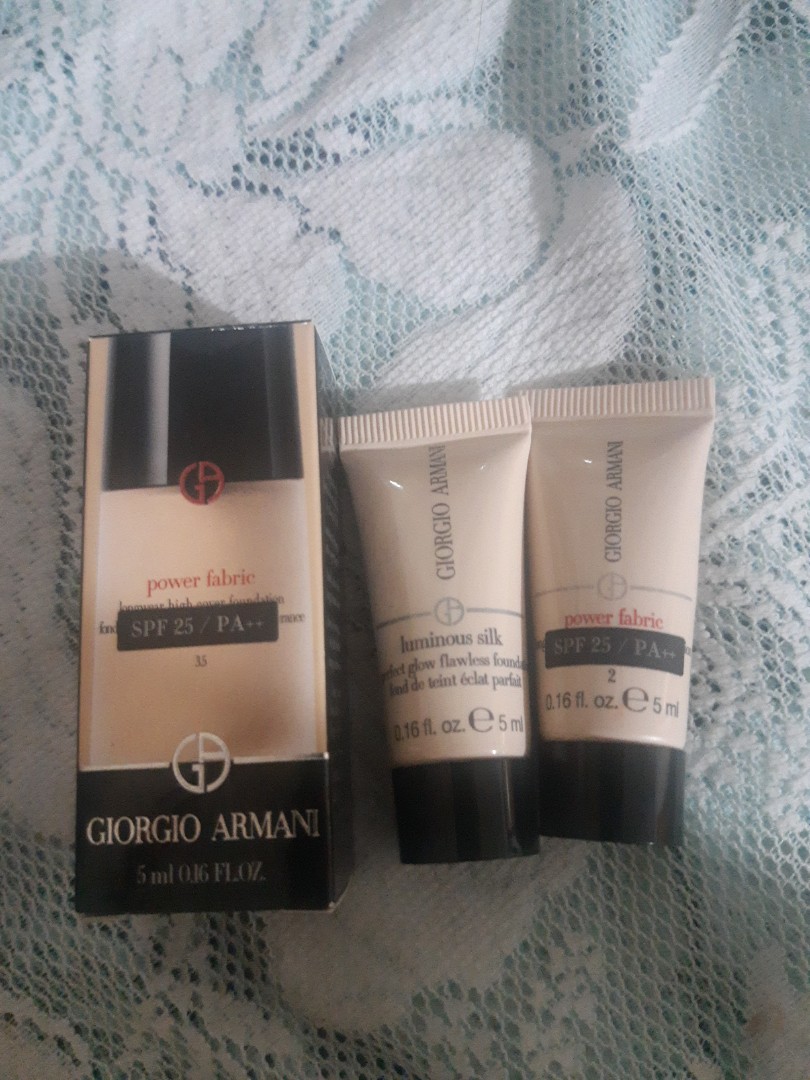 (TINGI) Giorgio Armani Foundation Samples, Beauty & Personal Care, Face ...