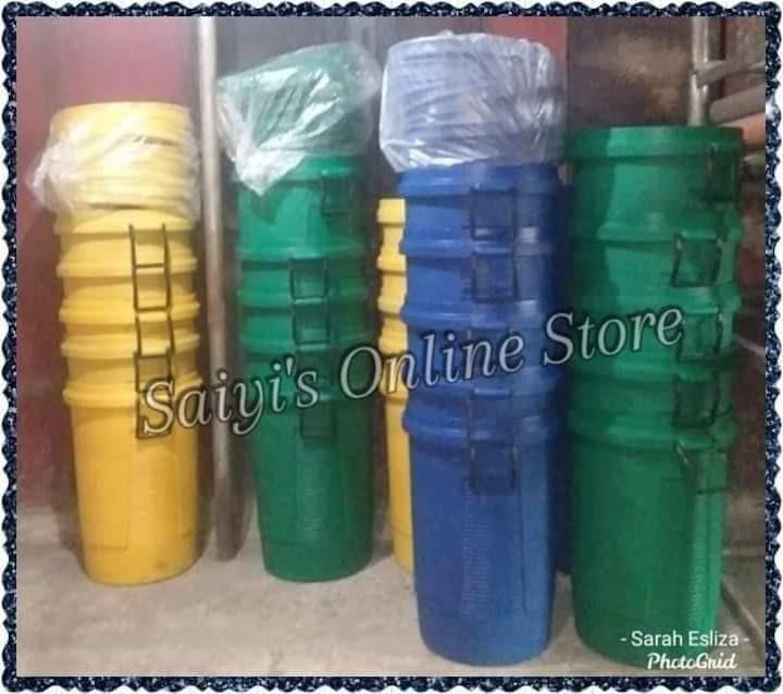 TROLLING TRASH BIN NO WHEELS 150L, Furniture & Home Living, Cleaning ...