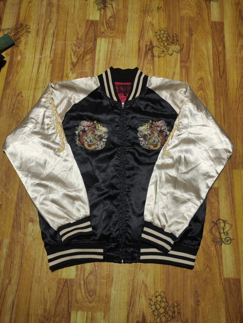 Vintage japanese varsity jacket zip, Men's Fashion, Coats, Jackets and ...