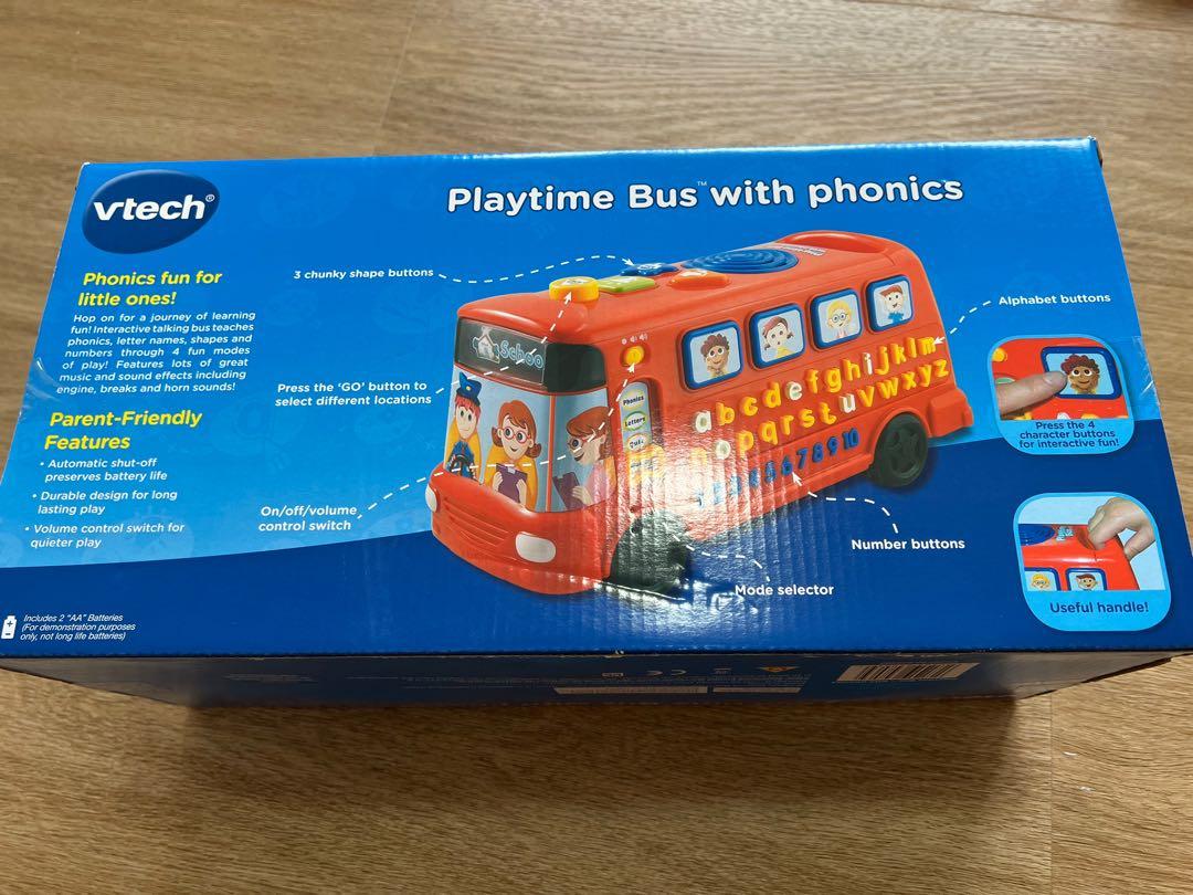 Vtech playtime bus with phonics, Babies & Kids, Infant Playtime on ...