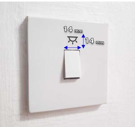 Wall Switch Labels Transparent Stickers, Minimalist Waterproof Wall ...
