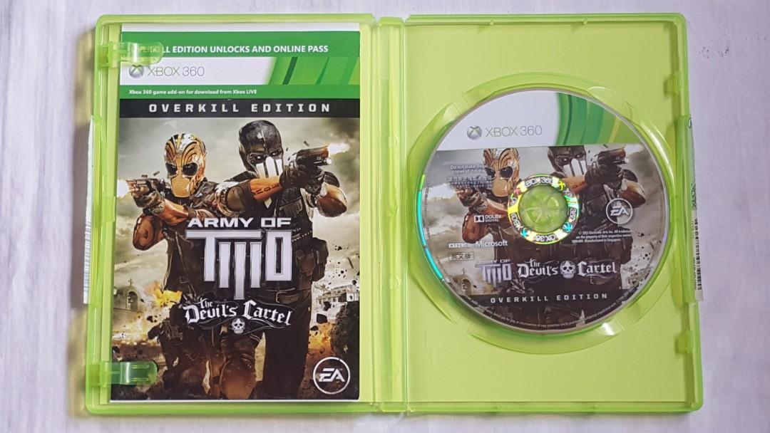 XBOX 360 Overkill Edition Army Of Two The Devil's Cartel, Video Gaming ...