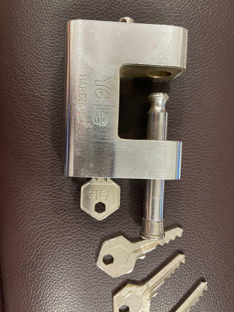 Yale Hardened Door Lock, Furniture & Home Living, Security & Locks ...