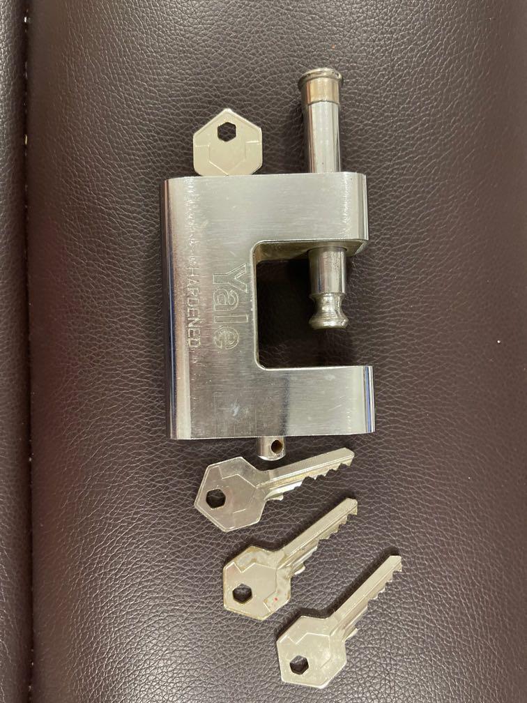 Yale Hardened Door Lock, Furniture & Home Living, Security & Locks ...
