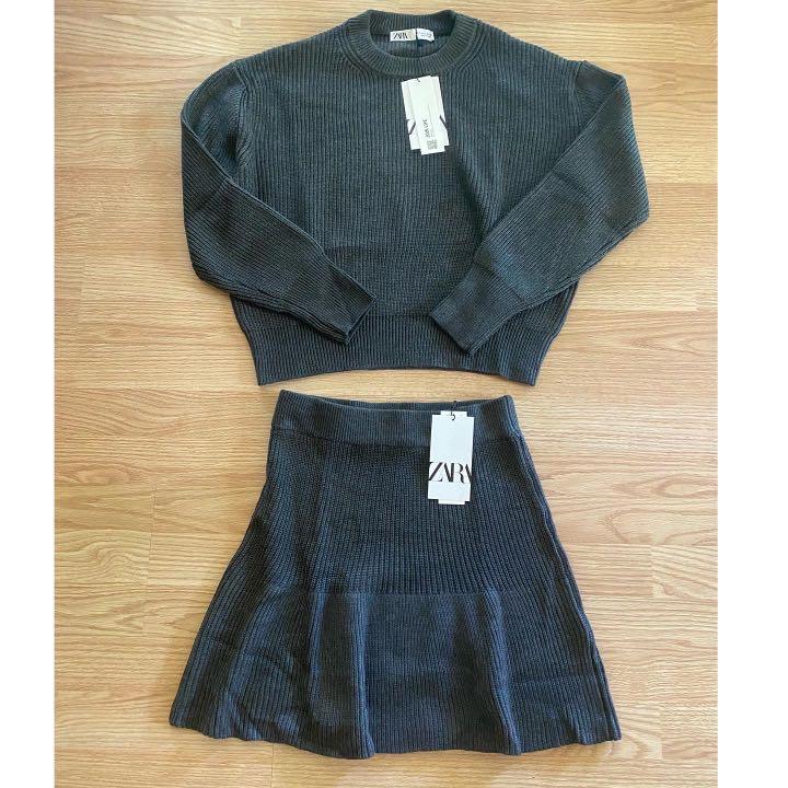 ZARA | Soft Knit Co Ords, Women's Fashion, Dresses & Sets, Sets or ...
