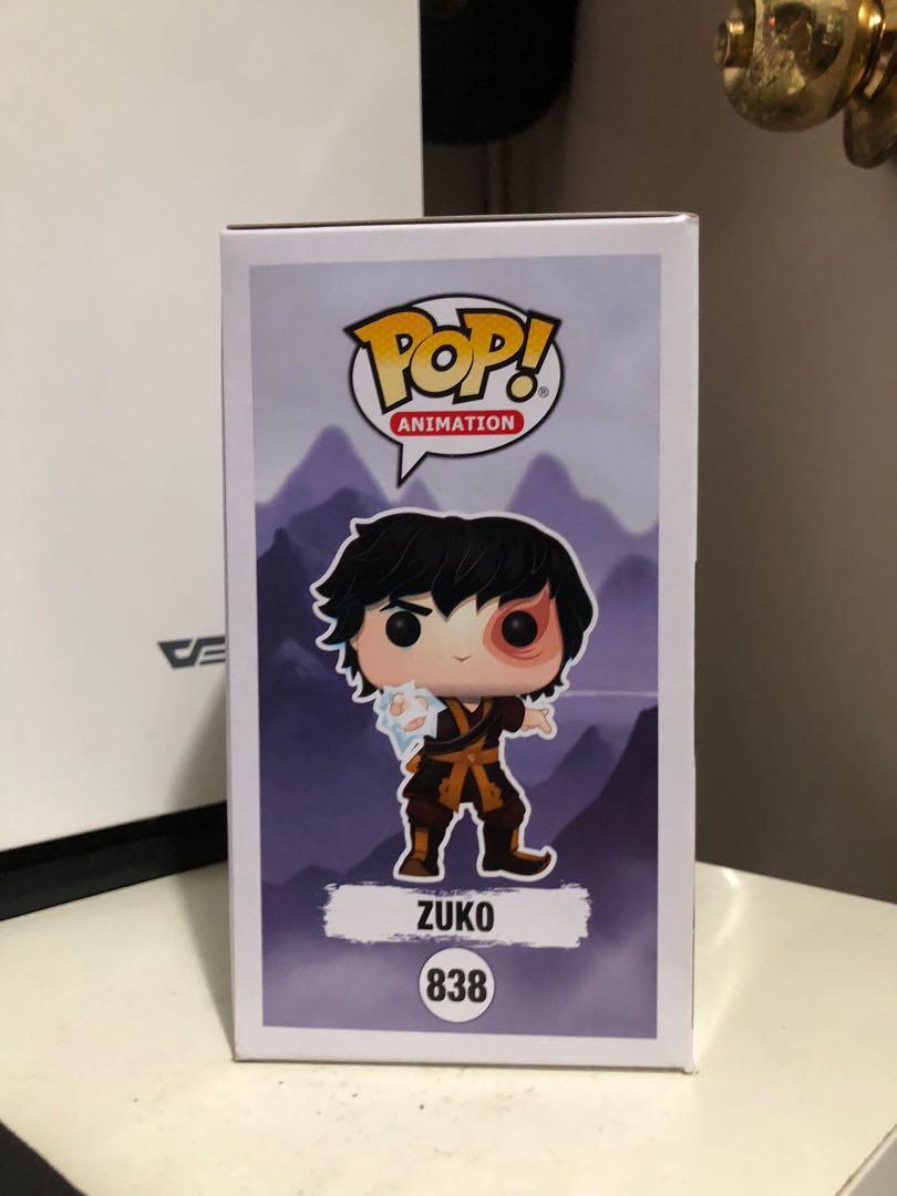 Zuko Funko Pop (Glow in the Dark Special Edition) #838, Hobbies & Toys ...